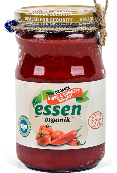 Essen Organik Domates Biber Karışık Salça 660 ml Essen Organik Domates Biber Karışık Salça 660 ml