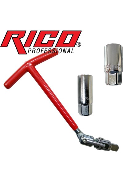 Rico 007-Rc5222 Mafsallı Buji Anahtarı 16Mm Ve 21Mm Rico 007-Rc5222 Mafsallı Buji Anahtarı 16Mm Ve 21Mm