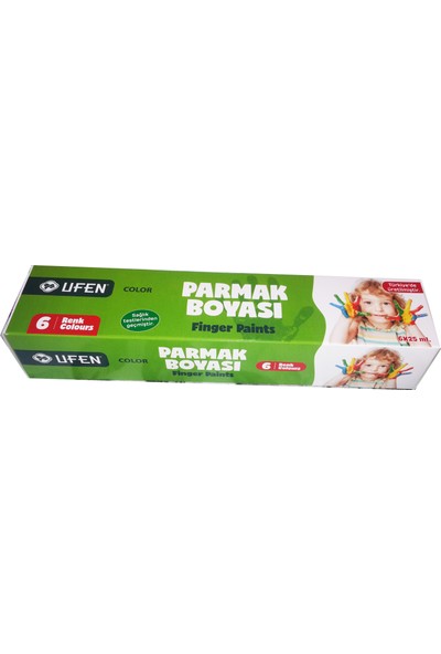 Ufen Parmak Boyası 6 Renk 6 x 25 ml Ufen Parmak Boyası 6 Renk 6 x 25 ml