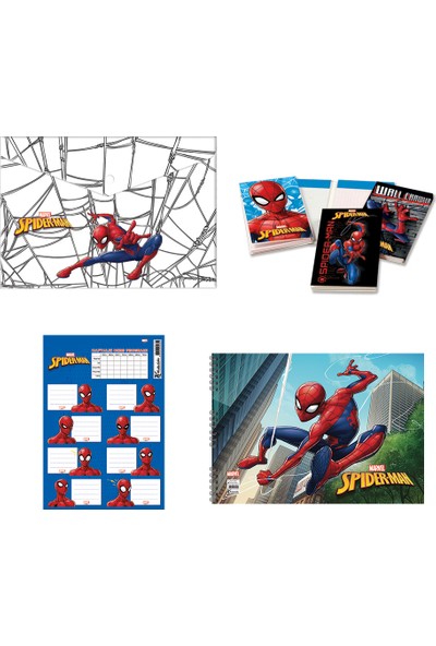 Gen-Of Keskin Color Spiderman Okul Seti