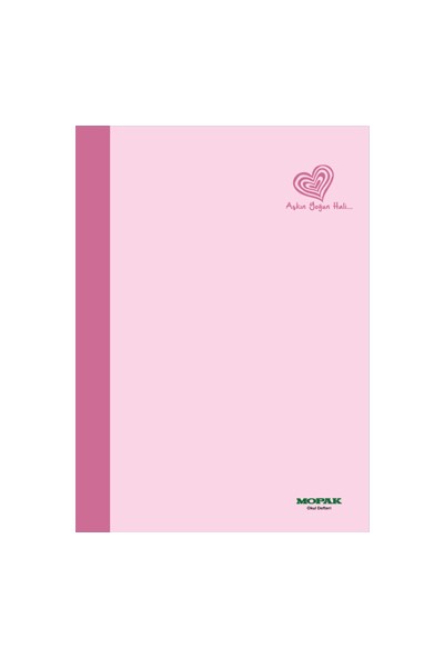 Mopak A4 Tam Boy Çizgili Dikişli Telsiz Karton Kapak Defter 120 Yaprak Mopak A4 Tam Boy Çizgili Dikişli Telsiz Karton Kapak Defter 120 Yaprak