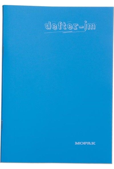 Mopak A4 Tam Boy Çizgili Dikişli Telsiz Plastik Kapak Defter 40 Yaprak Mopak A4 Tam Boy Çizgili Dikişli Telsiz Plastik Kapak Defter 40 Yaprak