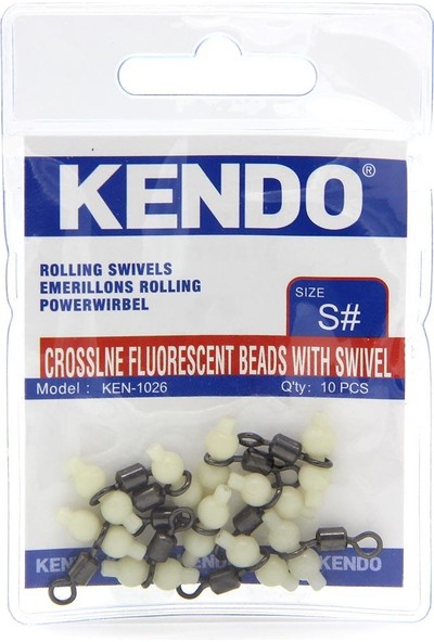 Kendo Crossline Fluorescent Beads With Swivel ( T Fırdöndü ) Kendo Crossline Fluorescent Beads With Swivel ( T Fırdöndü )