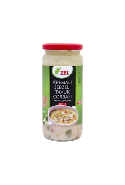 Zel Kremalı Sebzeli Tavuk Çorbası 480 ml Zel Kremalı Sebzeli Tavuk Çorbası 480 ml