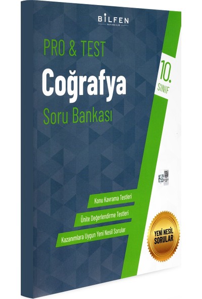 Bilfen Yayıncılık 10. Sınıf Pro&Test Coğrafya Soru Bankası Bilfen Yayıncılık 10. Sınıf Pro&Test Coğrafya Soru Bankası