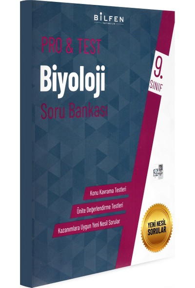 Bilfen Yayıncılık 9. Sınıf Pro&Test Biyoloji Soru Bankası Bilfen Yayıncılık 9. Sınıf Pro&Test Biyoloji Soru Bankası