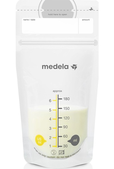 Medela Hijyenik Anne Sütü Saklama Poşeti 180 ml 100'lü Medela Hijyenik Anne Sütü Saklama Poşeti 180 ml 100'lü