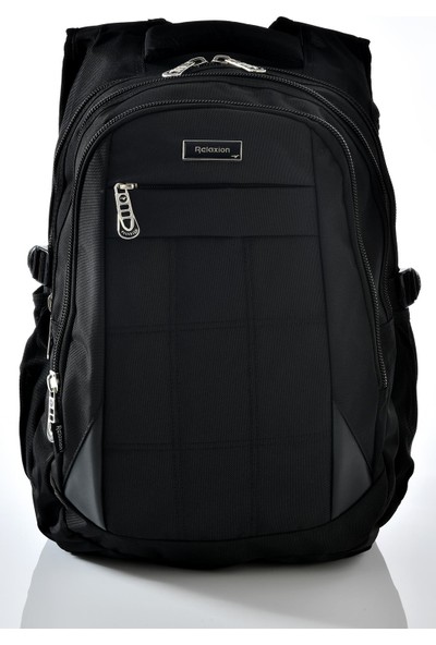 Relaxion 2227 Okul Sırt Çantası Siyah Relaxion 2227 Okul Sırt Çantası Siyah