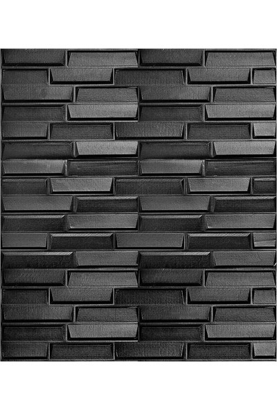 Renkli Evim Siyah Opak Kendinden Yapışkanlı Duvar Paneli Renkli Evim Siyah Opak Kendinden Yapışkanlı Duvar Paneli