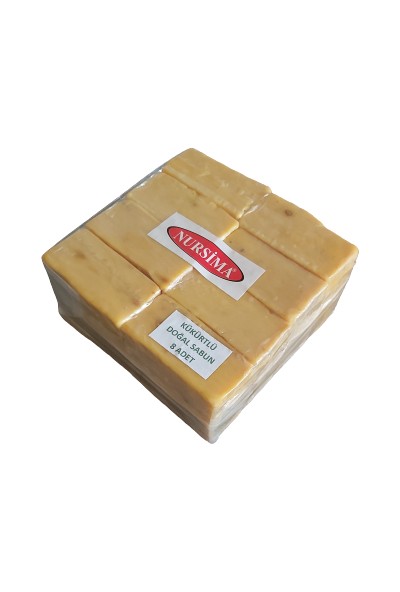 Nursima Kükürtlü Doğal Üretim Sabun 8 Adet Nursima Kükürtlü Doğal Üretim Sabun 8 Adet