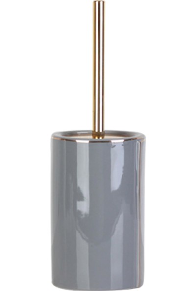 Acar Bright Seramik Gold Parlak Metal Saplı Fırça - Gri