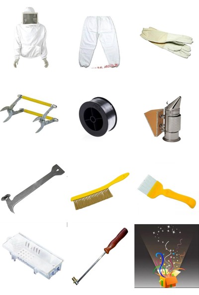 Balküpü Arıcılık Arıcılık Başlangıç Seti 11 Parça+1 Adet Sürpriz Ürün