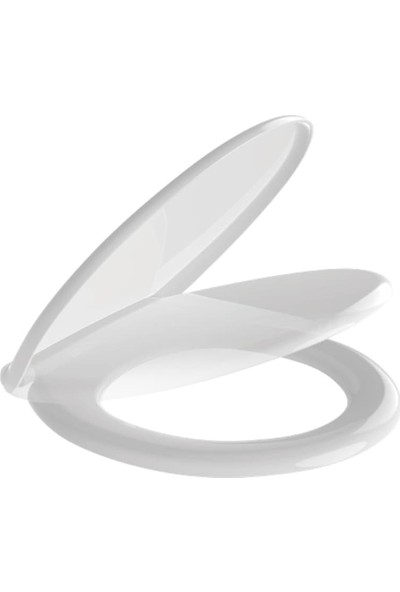 Elitra Yavaş Kapanan Amortisörlü Klozet Kapağı