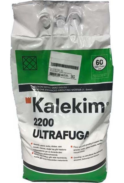 Kalekim 2211 Ultra Fuga Slikonlu Derz Dolgu Beyaz 5 Kg Kalekim 2211 Ultra Fuga Slikonlu Derz Dolgu Beyaz 5 Kg