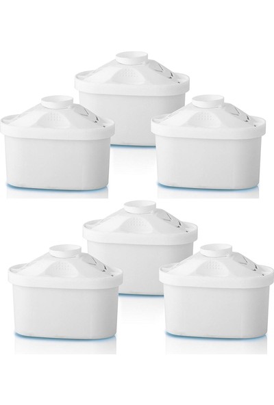 Universal Su Arıtma Filtresi 6Lı Sürahi Filtresi Tüm Sürahilerle Uyumlu Brita Muadili