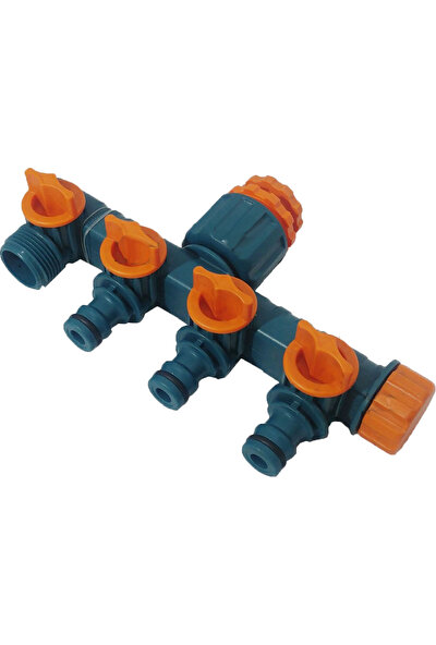 Yıldırım Musluk Hortum Bağlama Aparatı 4 Lü Dağıtıcı Vanalı Plastik Bahçe Musluğu Yıldırım Musluk Hortum Bağlama Aparatı 4 Lü Dağıtıcı Vanalı Plastik Bahçe Musluğu