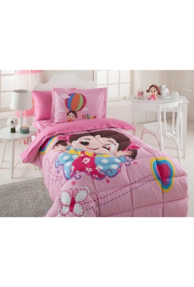 Özdilek Niloya Kelebek Tek Kişilik Lisanslı Uyku Seti Pembe Özdilek Niloya Kelebek Tek Kişilik Lisanslı Uyku Seti Pembe