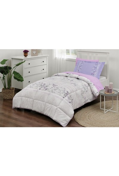 Özdilek Caroline Tek Kişilik Uyku Seti Lila