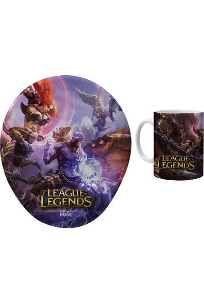 Flipped Ryze Lol Kupa Bardak ve Mousepad Seti