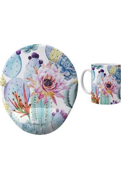 Flipped Grace Flower Kupa Bardak ve Mousepad Seti