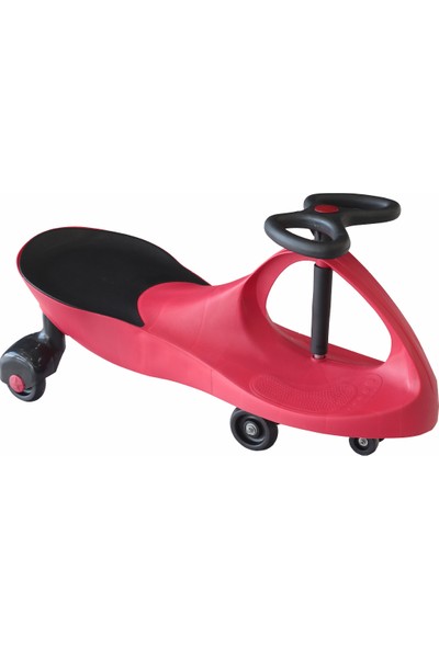 Zigzag Swing Car Plasmacar Tarzında Çocuk Arabası Kırmızı