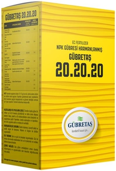 Gübretaş 20 20 20 Azot Fosfor Potasyum Iz Elementli Çinko Demir Bakır Mangan Toz Npk Gübresi Harmanlanmış 1 kg Gübretaş 20 20 20 Azot Fosfor Potasyum Iz Elementli Çinko Demir Bakır Mangan Toz Npk Gübresi Harmanlanmış 1 kg
