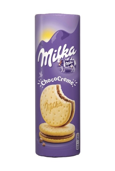 Milka Choco Creme Sütlü Çikolatalı ve Kakao Kreması Dolgulu Bisküvi 260 gr Milka Choco Creme Sütlü Çikolatalı ve Kakao Kreması Dolgulu Bisküvi 260 gr