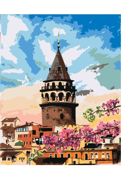 Plus Hobby SB13 Galata Kulesi Sayılarla Boyama Seti 40 x 50 cm Plus Hobby SB13 Galata Kulesi Sayılarla Boyama Seti 40 x 50 cm