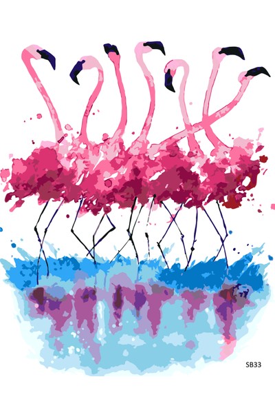 Plus Hobby SB33 Flamingo Sayılarla Boyama Seti 40 x 50 cm Plus Hobby SB33 Flamingo Sayılarla Boyama Seti 40 x 50 cm