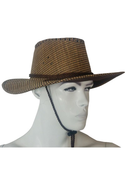 HS-11080 Kovboy Şapka Açık Kahve