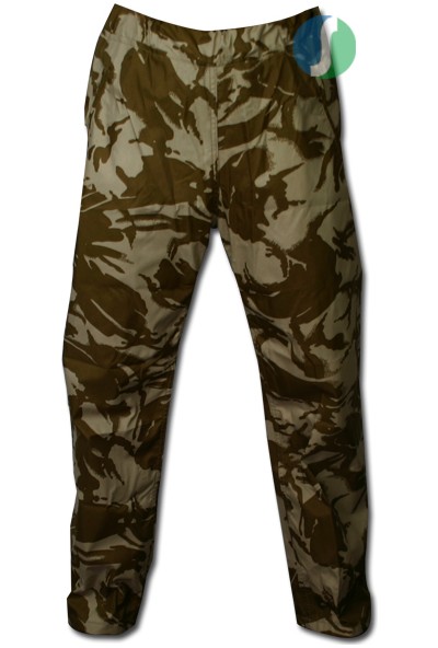 Su Gerçirmez Yağmurluk Pantolon Çöl Kamuflaj S-46