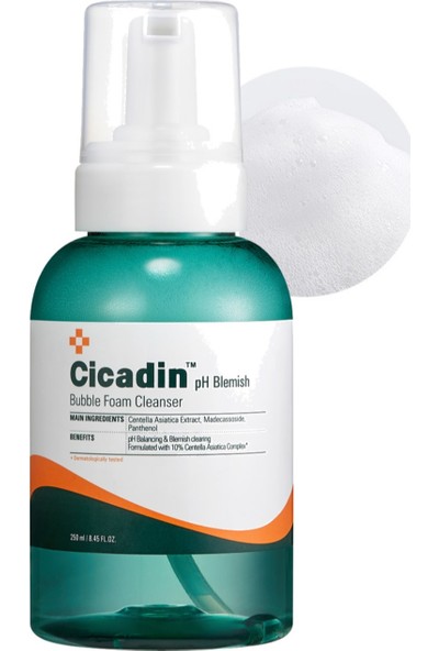 Mıssha Yağlanma Karşıtı Yüz Yıkama Köpüğü Cicadin Bubble Foam Cleanser Mıssha Yağlanma Karşıtı Yüz Yıkama Köpüğü Cicadin Bubble Foam Cleanser