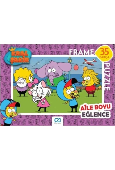 Ca Games Kral Şakir 35 Parça Frame Puzzle S1 Ca Games Kral Şakir 35 Parça Frame Puzzle S1