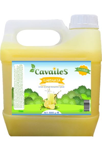 Cavailes Limonata Aromalı Konsantre (1+9 Oran) Içecek 5 kg Cavailes Limonata Aromalı Konsantre (1+9 Oran) Içecek 5 kg