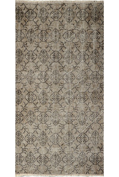 Grand Hedef Halı Açık Gri Renk Vintage El Dokuma Halısı 80 x 150 cm Grand Hedef Halı Açık Gri Renk Vintage El Dokuma Halısı 80 x 150 cm