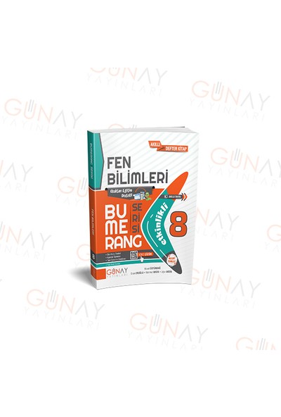Günay Yayınları 8. Sınıf Bumerang Etkinlikli Fen Bilimleri Günay Yayınları 8. Sınıf Bumerang Etkinlikli Fen Bilimleri
