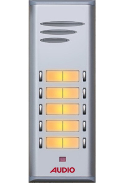 Audio Basic Serisi Çift Butonlu Zil Panel 10LU 004849-10 Audio Basic Serisi Çift Butonlu Zil Panel 10LU 004849-10