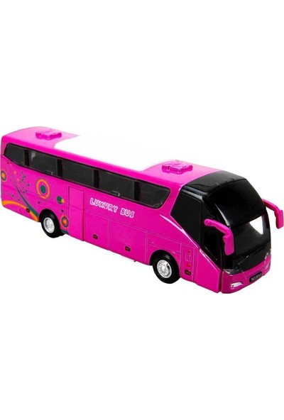 Sunman Sesli Işıklı Çek Bırak Oyuncak Metal Otobüs 21 cm Sunman Sesli Işıklı Çek Bırak Oyuncak Metal Otobüs 21 cm