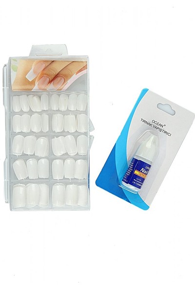 Ocean 100'LÜ Takma Tırnak Seti PINKROSE92