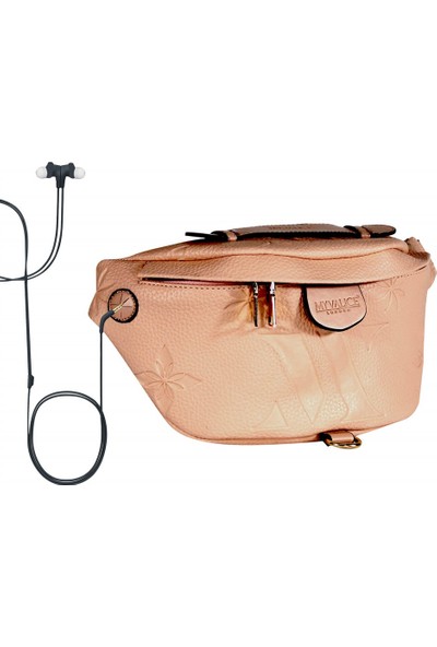 My Valice Kadın Çapraz Göğüs ve Bel Çantası 1506 Pudra
