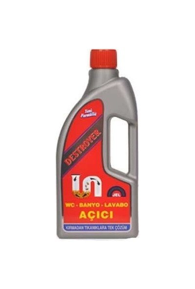 Destroyer Wc Banyo Lavabo Gider Açıcı 1 Lt Destroyer Wc Banyo Lavabo Gider Açıcı 1 Lt