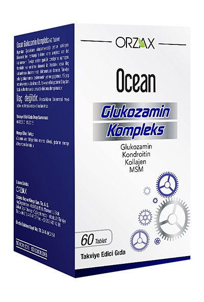 Orzax Ocean Glucosamine Complex 60 Tablet Orzax Ocean Glucosamine Complex 60 Tablet