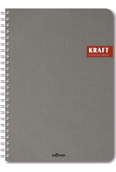 Le Color Kraft Sp 17 x 24 Kareli Defter Mavi