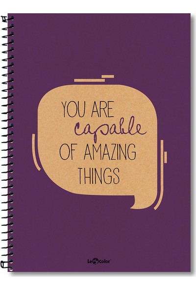 Lecolor Eco Kraft Sp.Defter 17*24 100 Yaprak Kareli 2015075/2 Lecolor Eco Kraft Sp.Defter 17*24 100 Yaprak Kareli 2015075/2