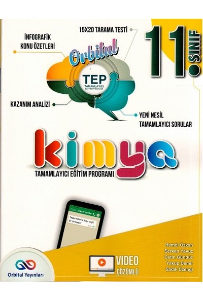 Orbital Yayınları 11.sınıf Kimya Orbital Tep Soru Bankası