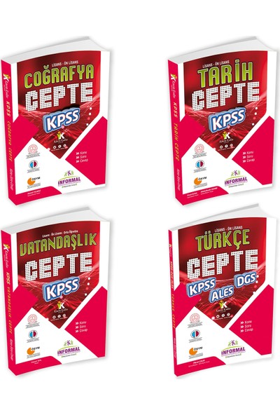 İnformal Yayınları 2021 KPSS CEP SET PAKET - KONU SORU CEVAP