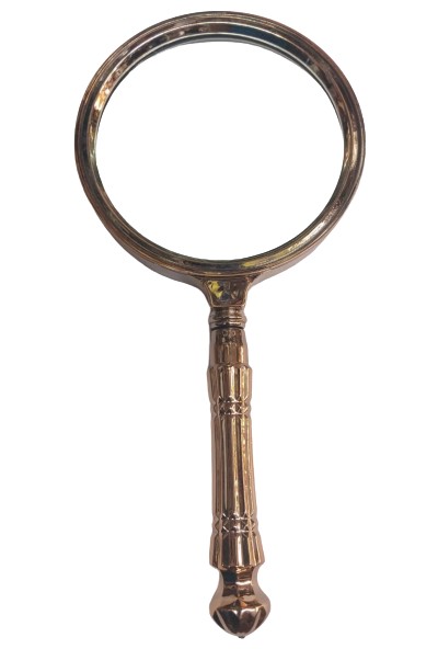 Erciyes 90 mm Bronz Renkli Büyüteç