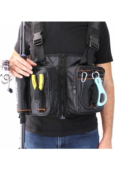 Bullshark Spin Balıkçı Yeleği Siyah Bullshark Spin Balıkçı Yeleği Siyah