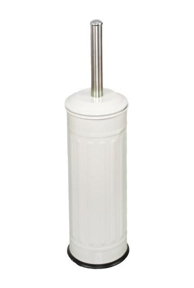 Foreca Vintage Tuvalet Fırçası Çizgili Beyaz Foreca Vintage Tuvalet Fırçası Çizgili Beyaz