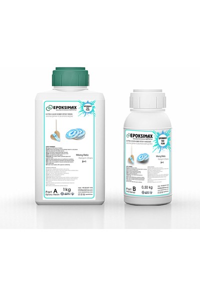 Epoksimax Aksesuar ve Hobi Epoksi Reçine 102 Fun 1,5 kg